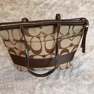 Coach | Bags | Coach Signature Print Tote | Poshmark